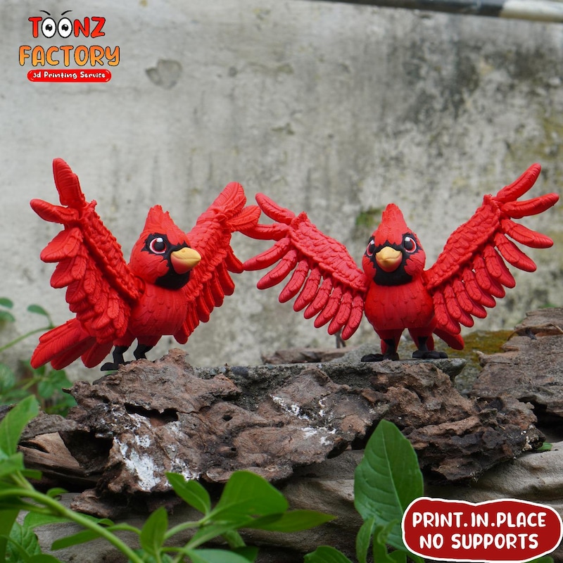 3d Printed Toys Birds - Etsy