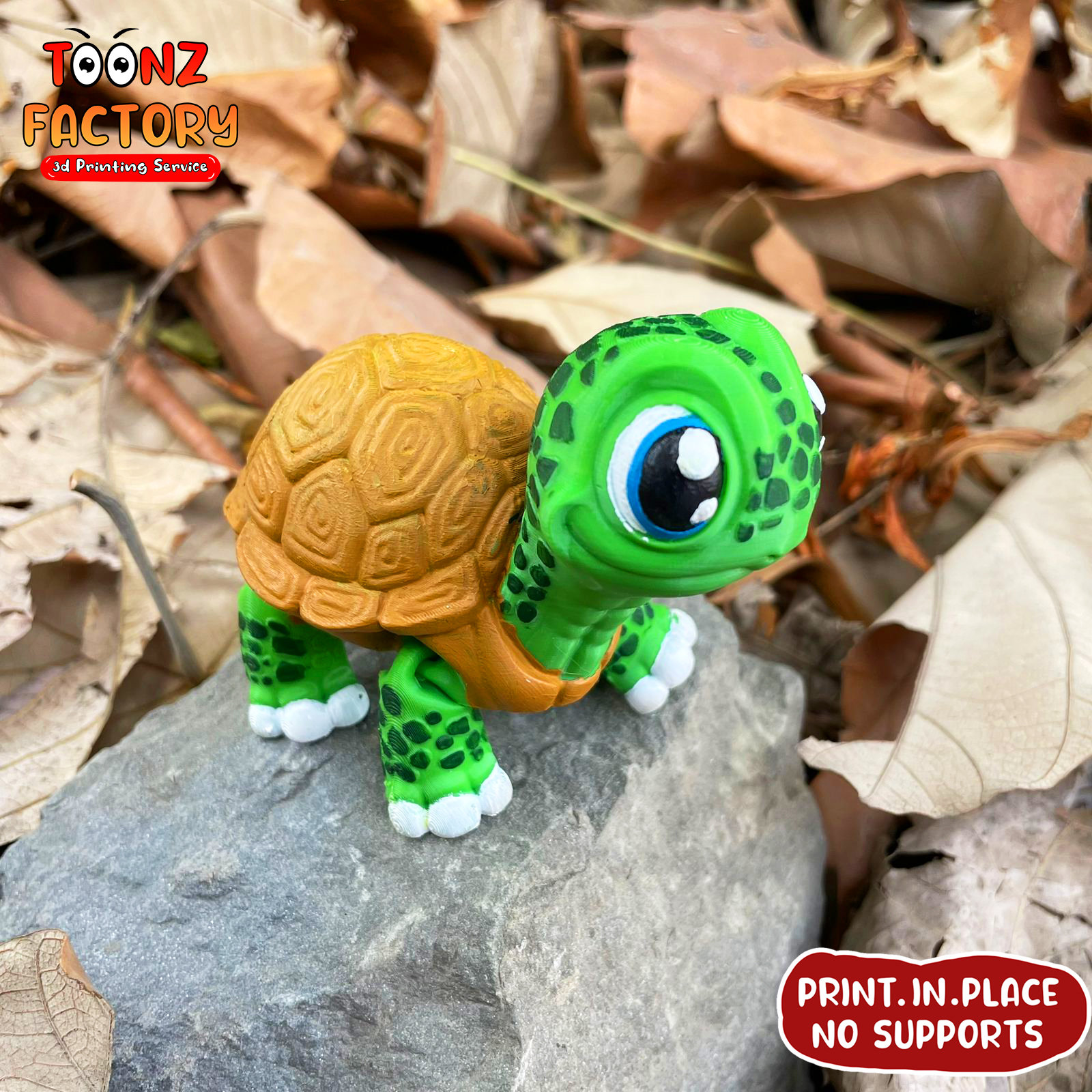 Cute Flexi Turtle / 3D Print Instant Download/3d Printed Toy/3d Printed Turtle/articulated ...