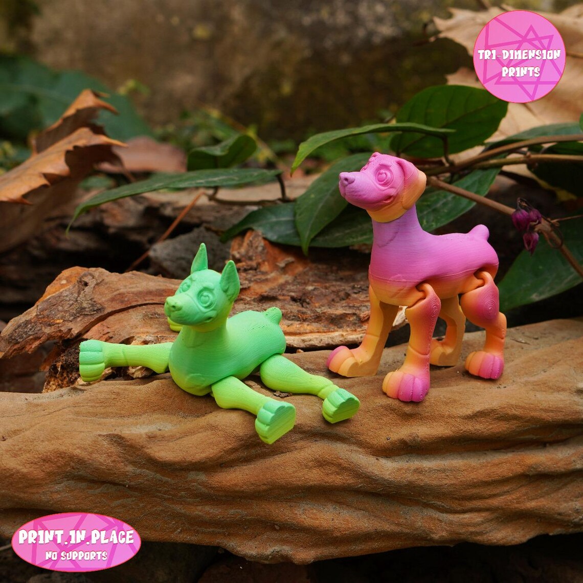 Flexi Doberman: Articulated 3D Printed Dog Toy (instant Download) - Etsy