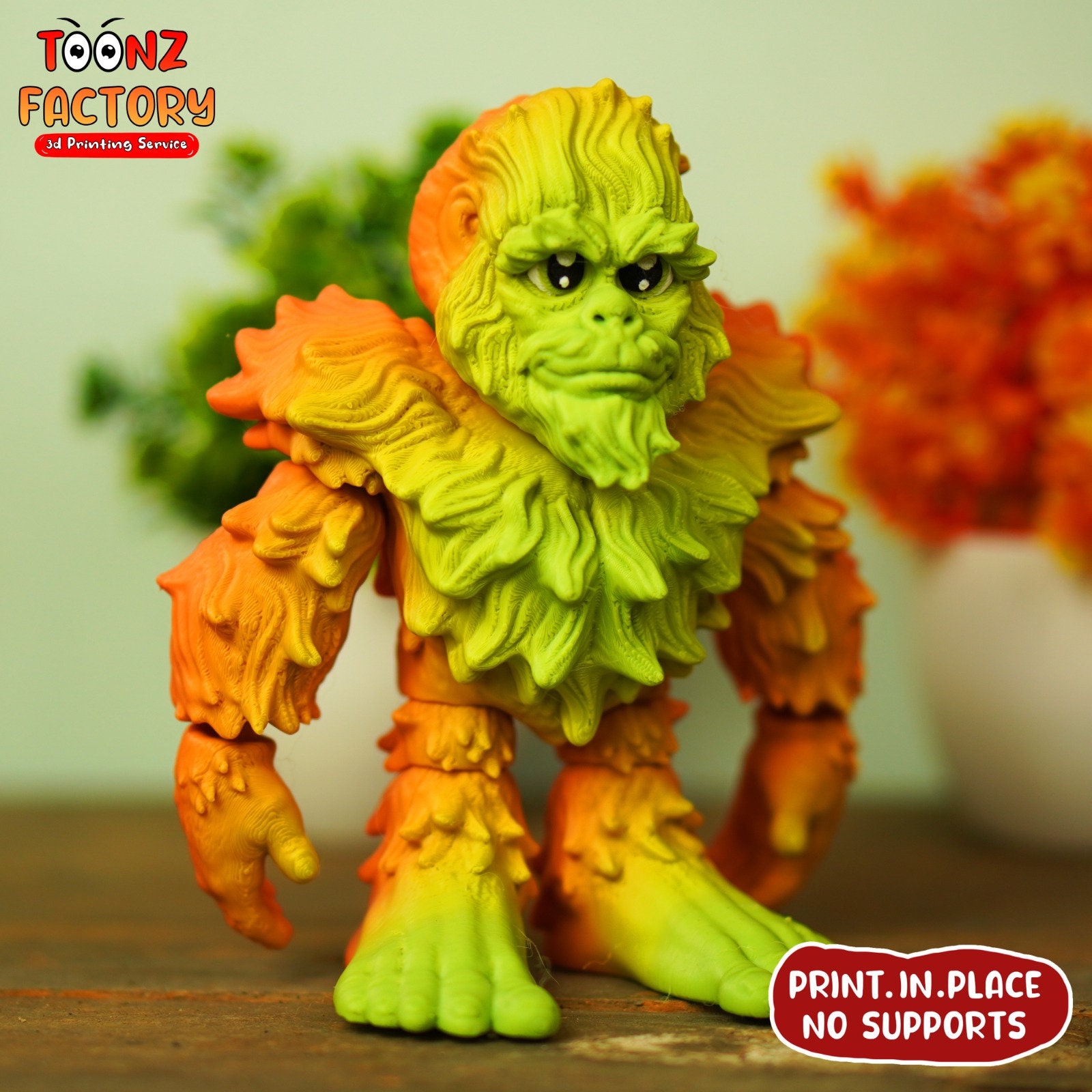 Cute Flexi Bigfoot /3D Print Instant Download/3d Printed - Etsy