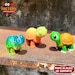 Cute Flexi Turtle 3D Model, Articulated Print-in-place (digital ...