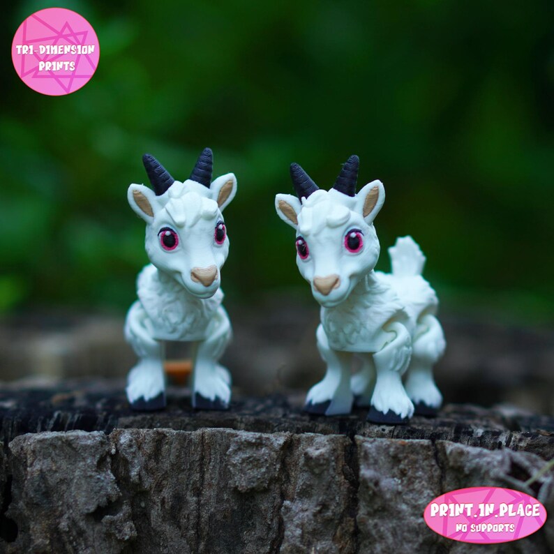Flexi Billy Goat Toy: Articulated 3D Print (instant Download) - Etsy