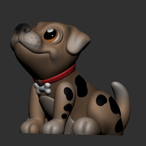Cute Dog Toy /3D Print Instant Download/3d Printed Toy/kid Toys/dog Toy ...