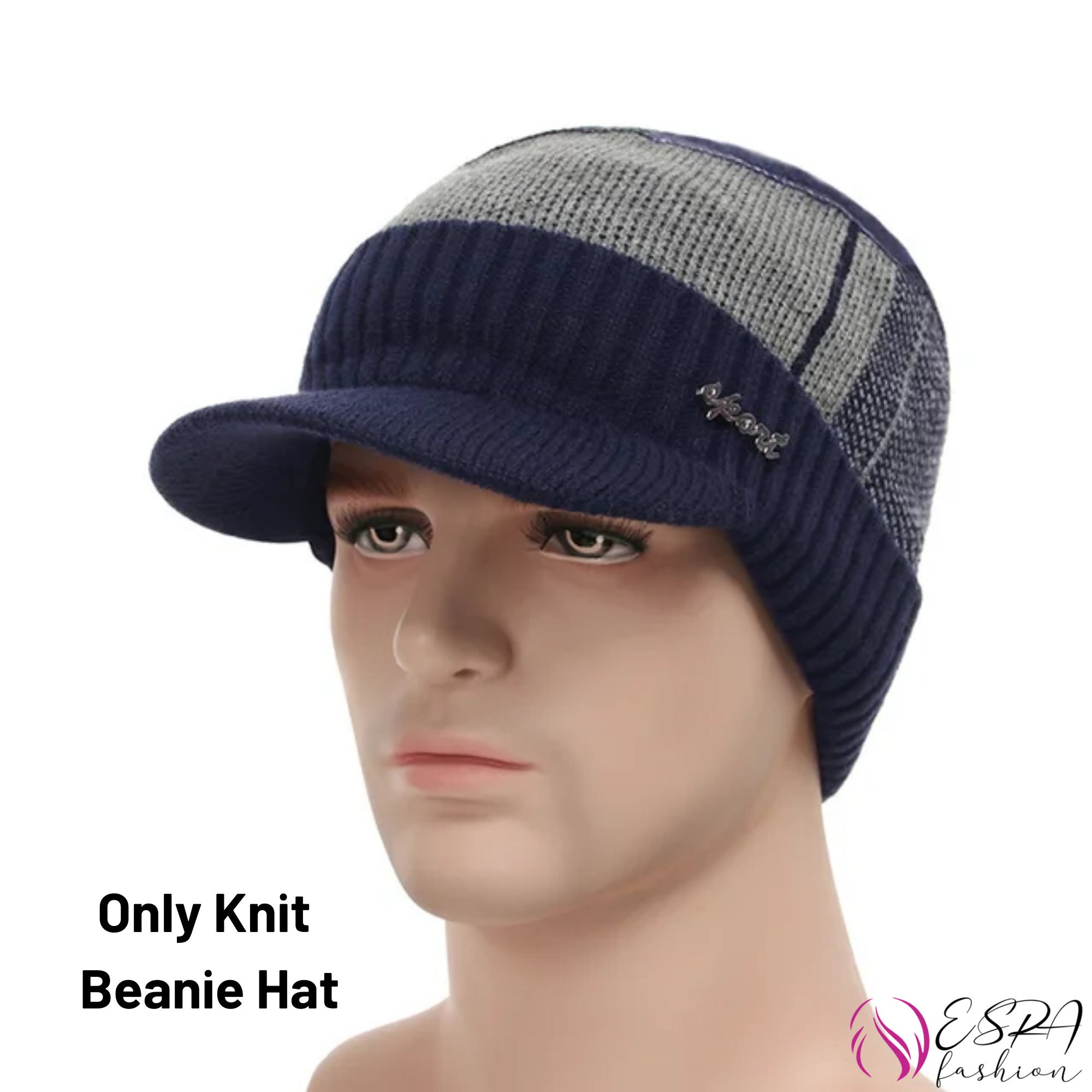 Winter Warm Knitting Hat and Scarf Combination 2pcs, Warm Windproof ...