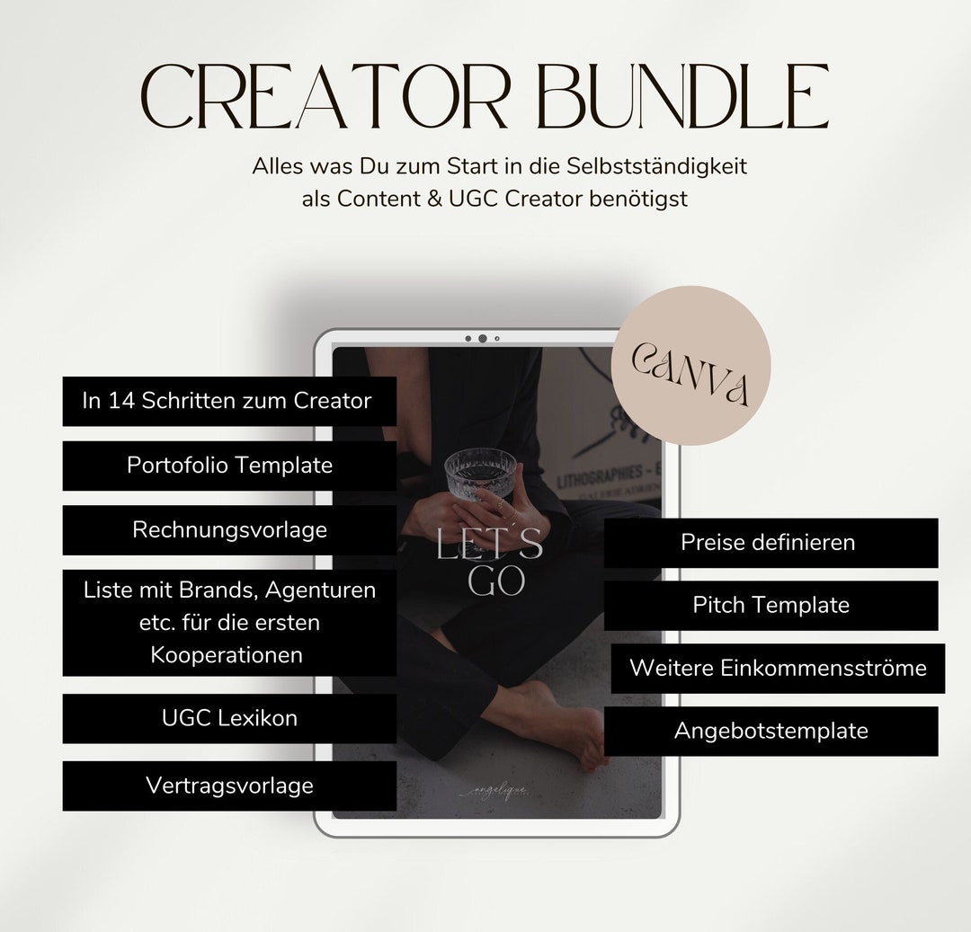 Bundle for UGC Creators Everything You Need to Start as a Creator - Etsy