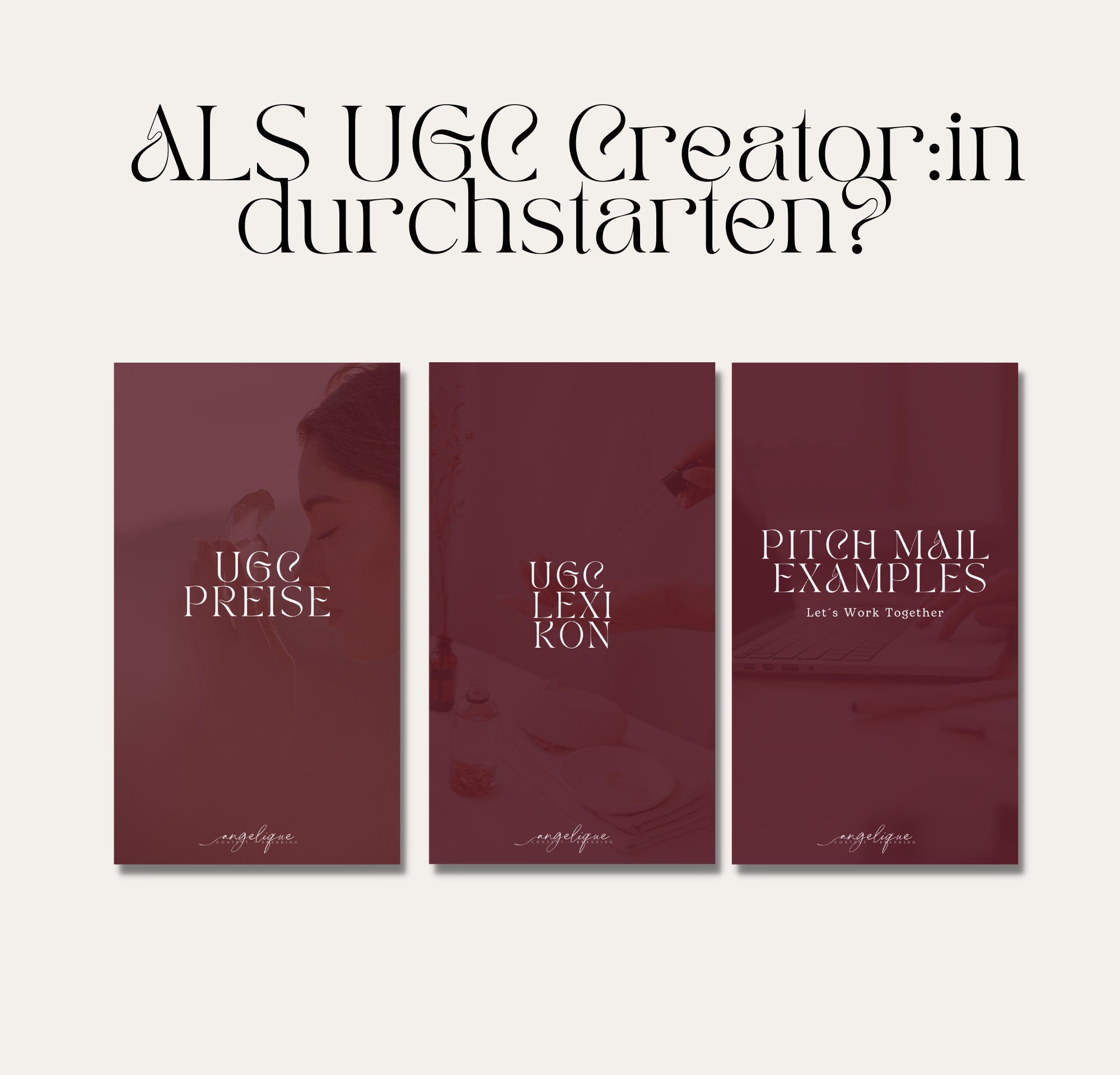 Bundle for UGC Creators Templates Portfolio Prices UGC - Etsy