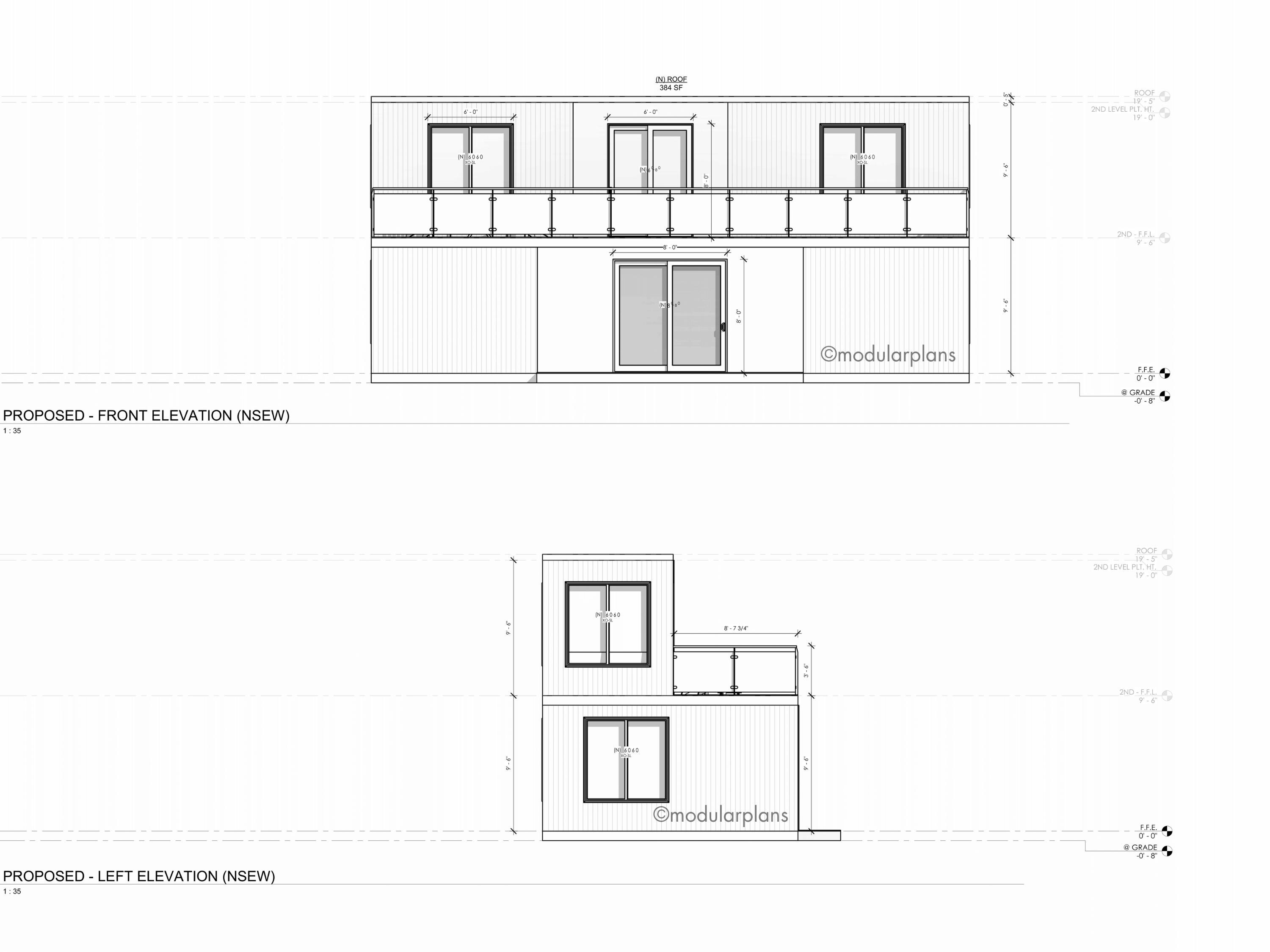 3x40' Container Home Plans | 2 Bed Container Home | Container House ...