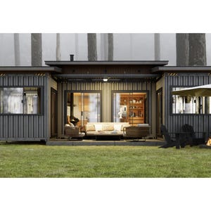 4x20' Container Home Plans | 3 Bed Container Home | Container House ...
