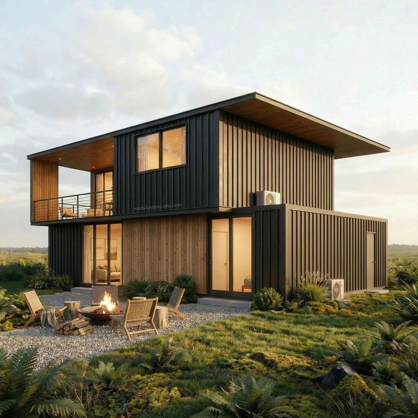 3x40' 3x20' Container Home Plans | 2 Bedroom Container House |container ...