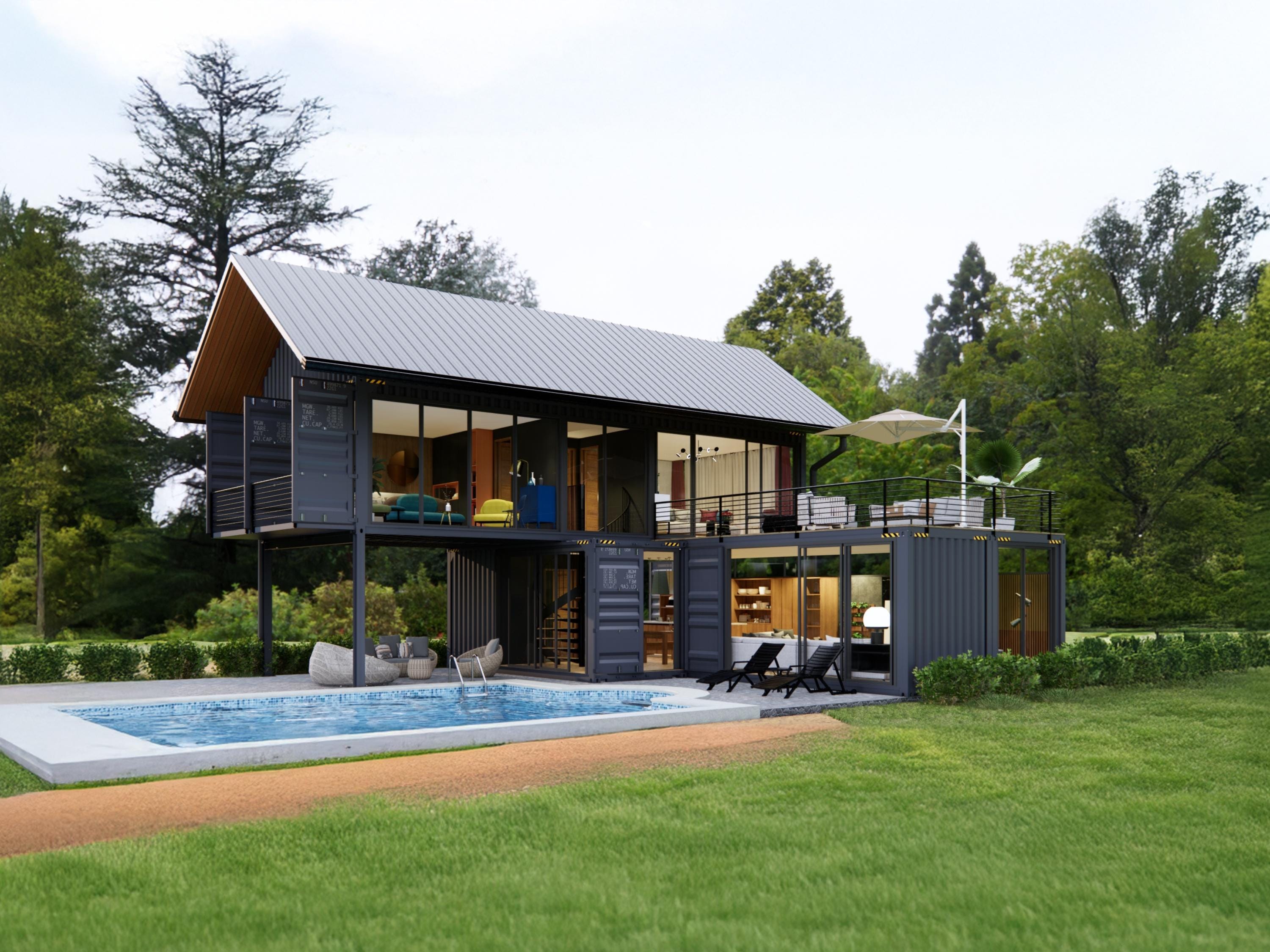 Prefabricated Pool House