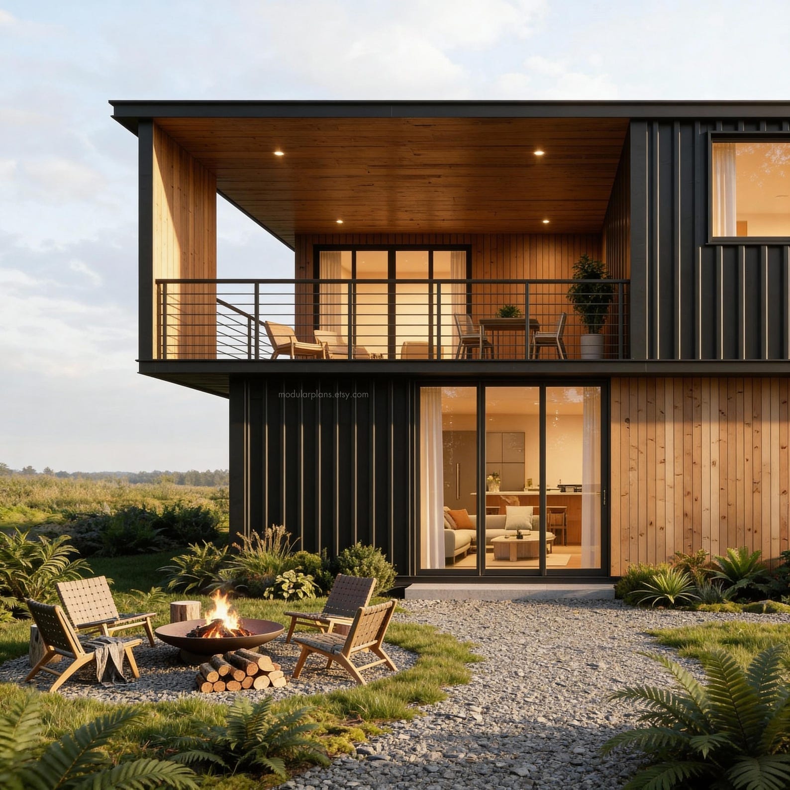 3x40' 3x20' Container Home Plans | 2 Bedroom Container House |container ...