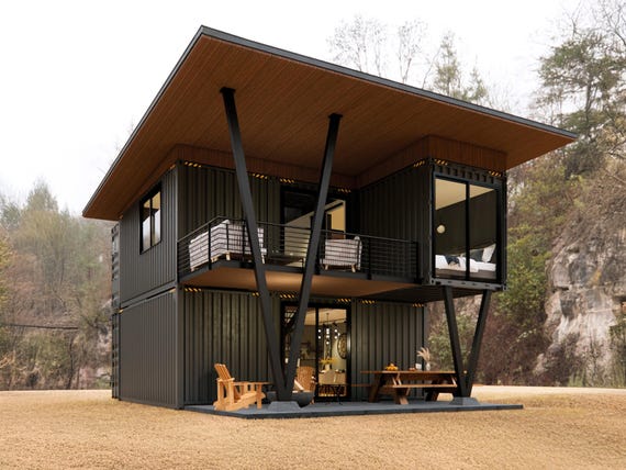 Small Container Houses MOLVUS Tiny House On Wheels Shipping Container