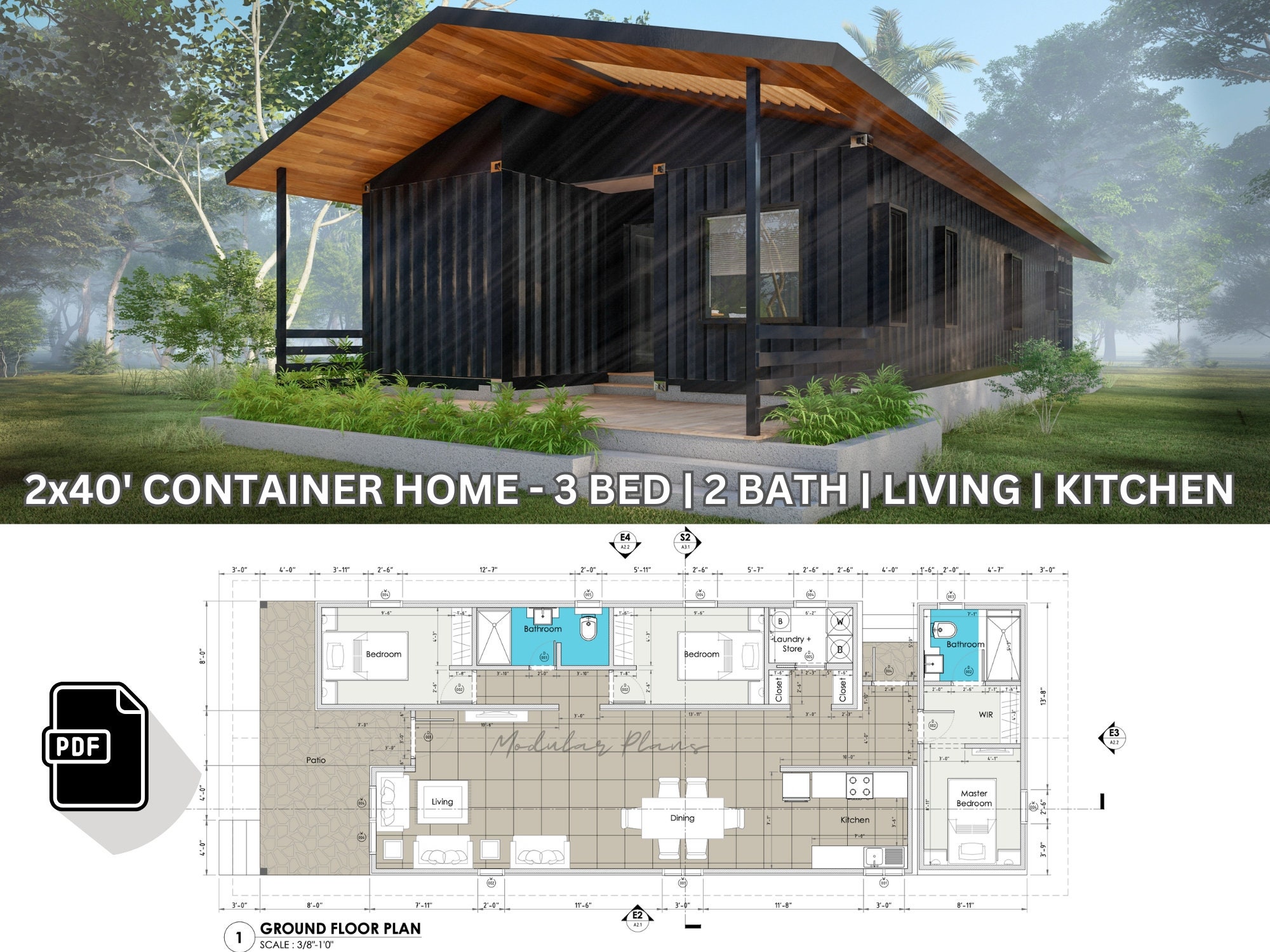 Colorado Container Home Floor Plans