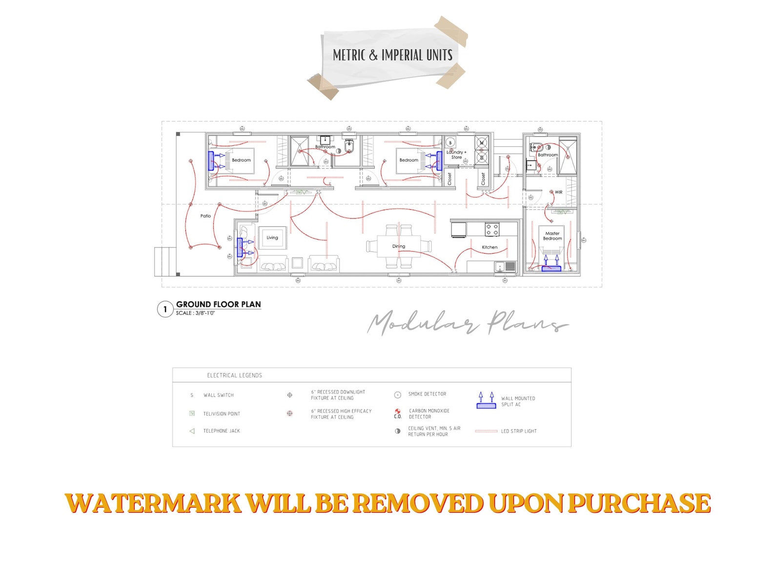 2- 40' Haven Container Home Plans - Full Set Architectural Plans ...