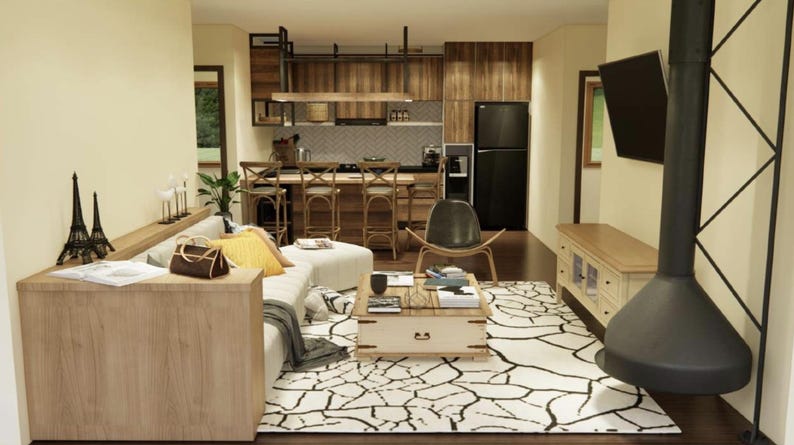 3x40' Container Home Plans | 4 Bed Container Home | Container House ...