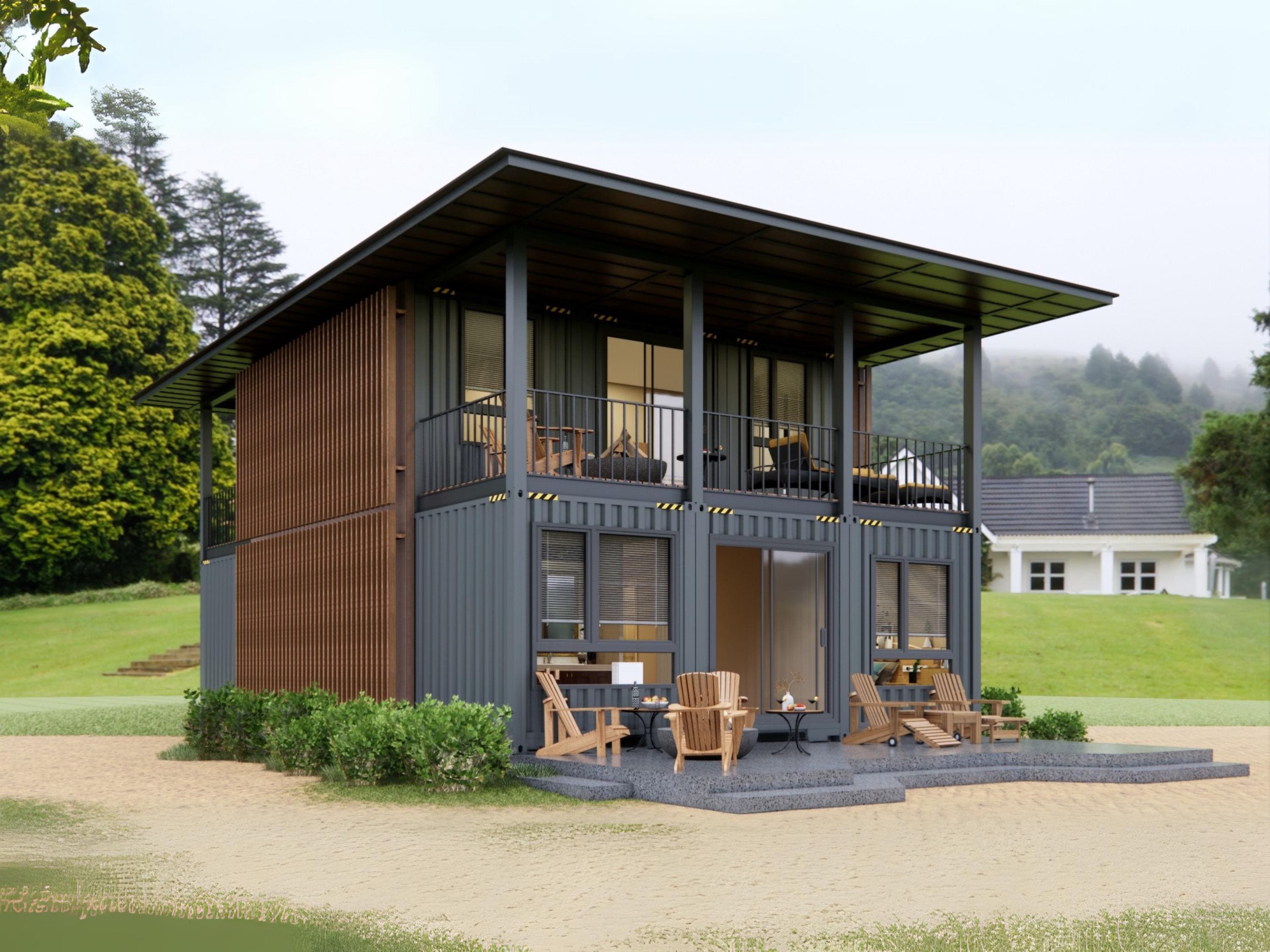 3x40' 3x20' Container Home Plans | 3 Bed Container Home | Container ...