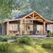 3x40' Container Home Plans | 4 Bed Container Home | Container House ...