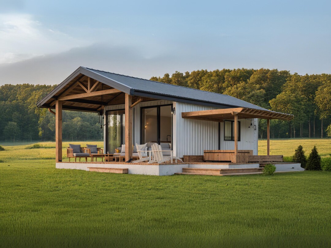 2x20' Container House Floor Plans | Single Bed Container Home Plans ...