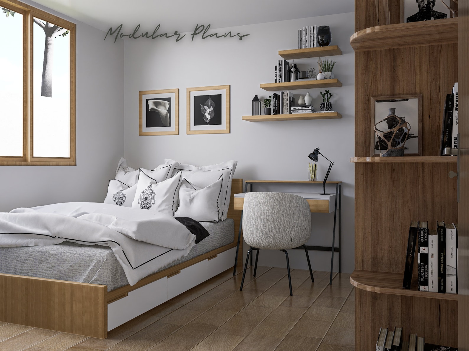 3x40' Modern Container Home Plans | 2 Bedroom Container Home | Full Set ...