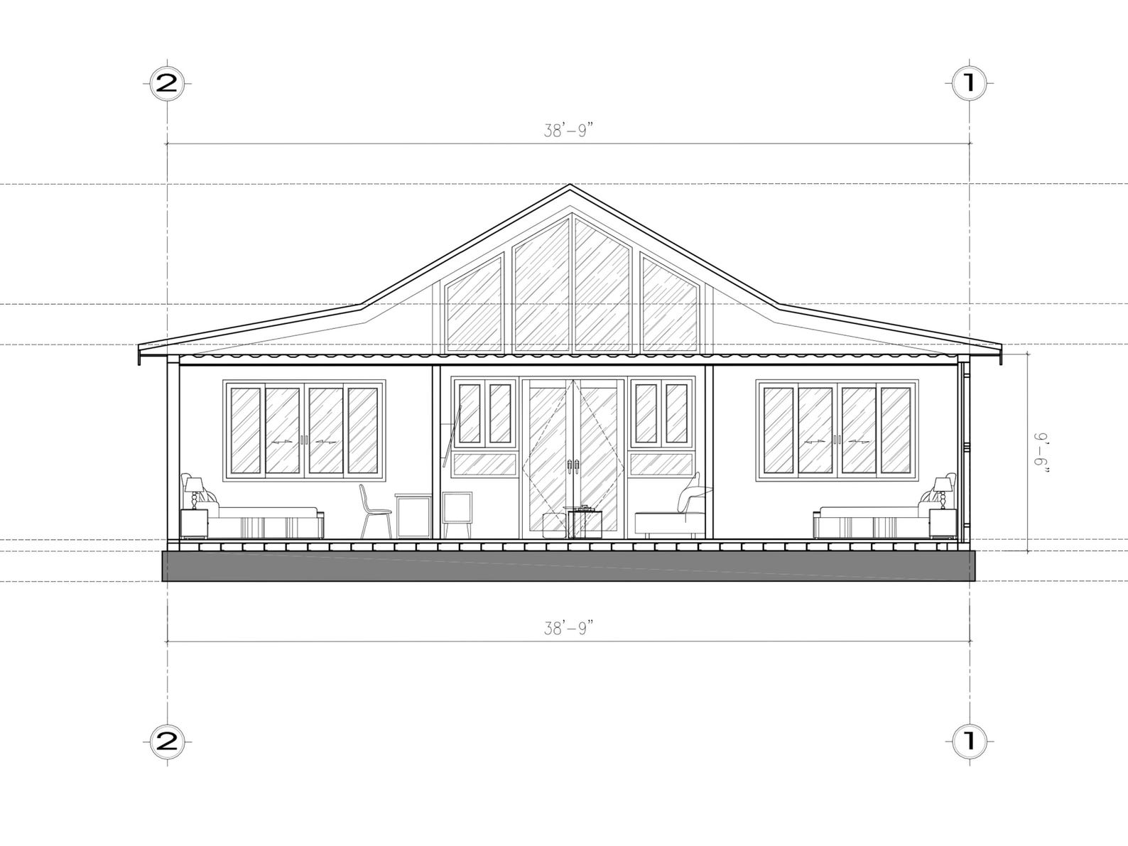 3x40' Container Home Plans | 4 Bed Container Home | Container House ...