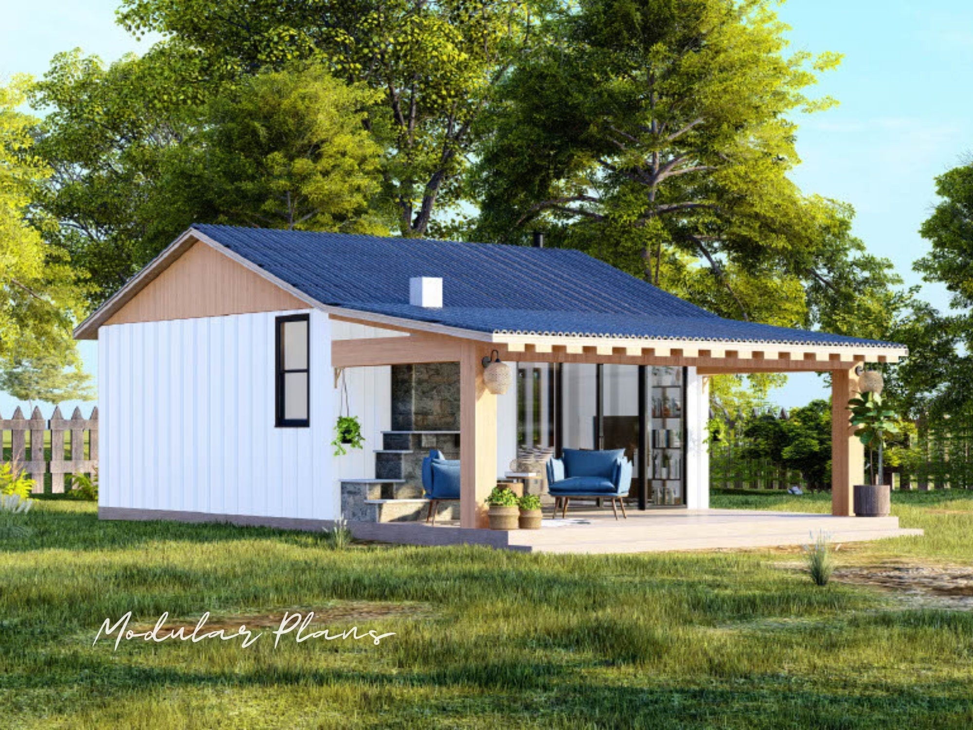 2x20' Container Home Plans - Permit Set Architectural Floor Plans ...