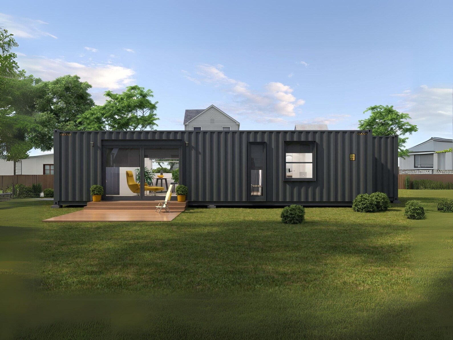2 X 40ft Container Home Plans | 2 Bedroom Container Home Plans ...