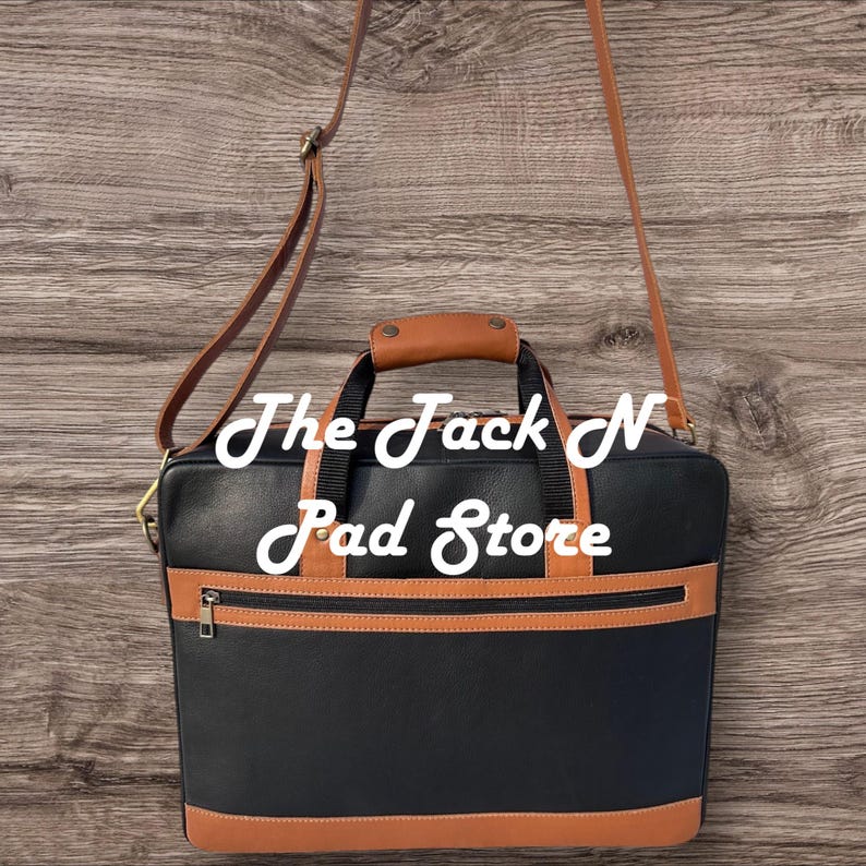 Full Grain Leather Laptop Bag, Satchel Briefcase Bag, Work Bag Document ...