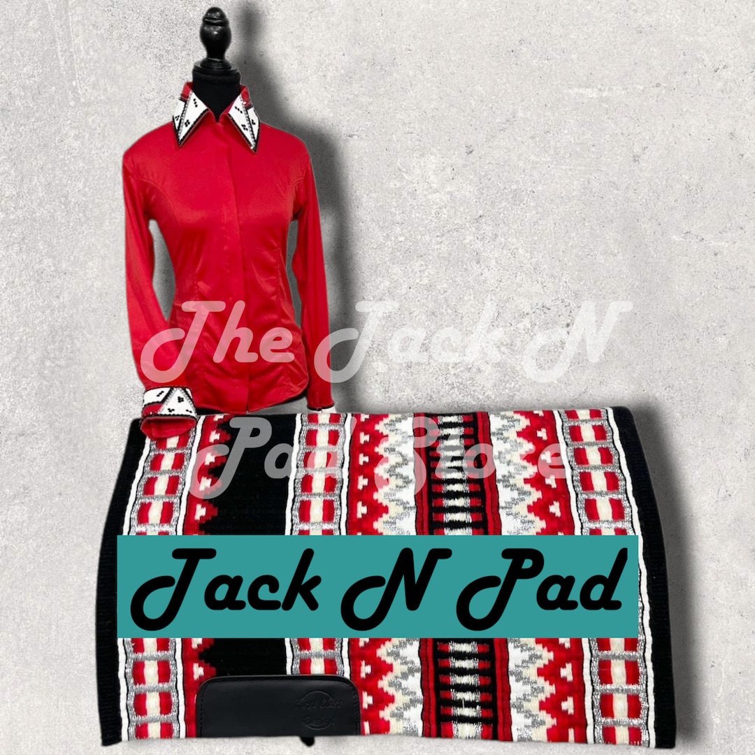 Women Premium Western Red Show Shirt With Matching Blanket (optional ...