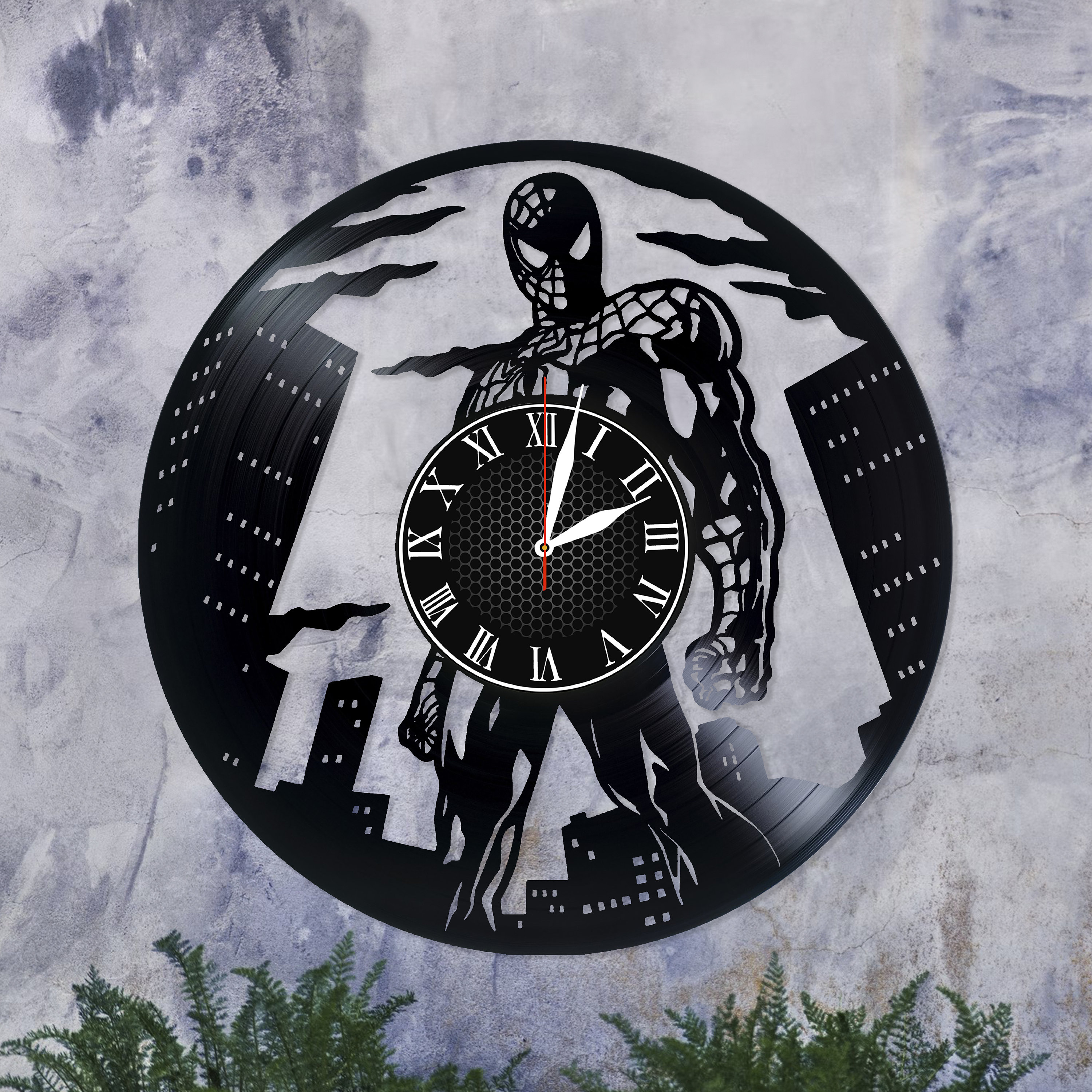 Spider-man Design, Superhero Art, Made From Vinyl Record, Wall Décor ...