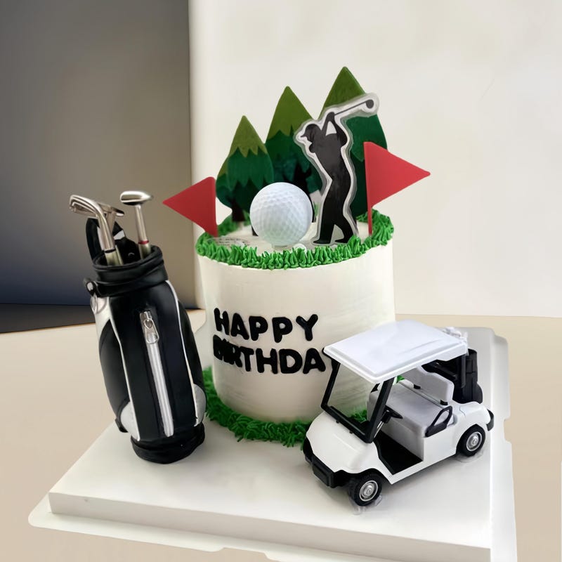 Golf Wedding Cake Topper - Etsy
