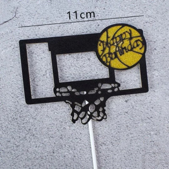 NBA Basketball Cake Topper Plugin Decoration Set - Etsy
