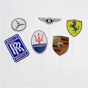 Formula E Formula One Car Racing Cake Plugin Topper Decoration Set Figt ...