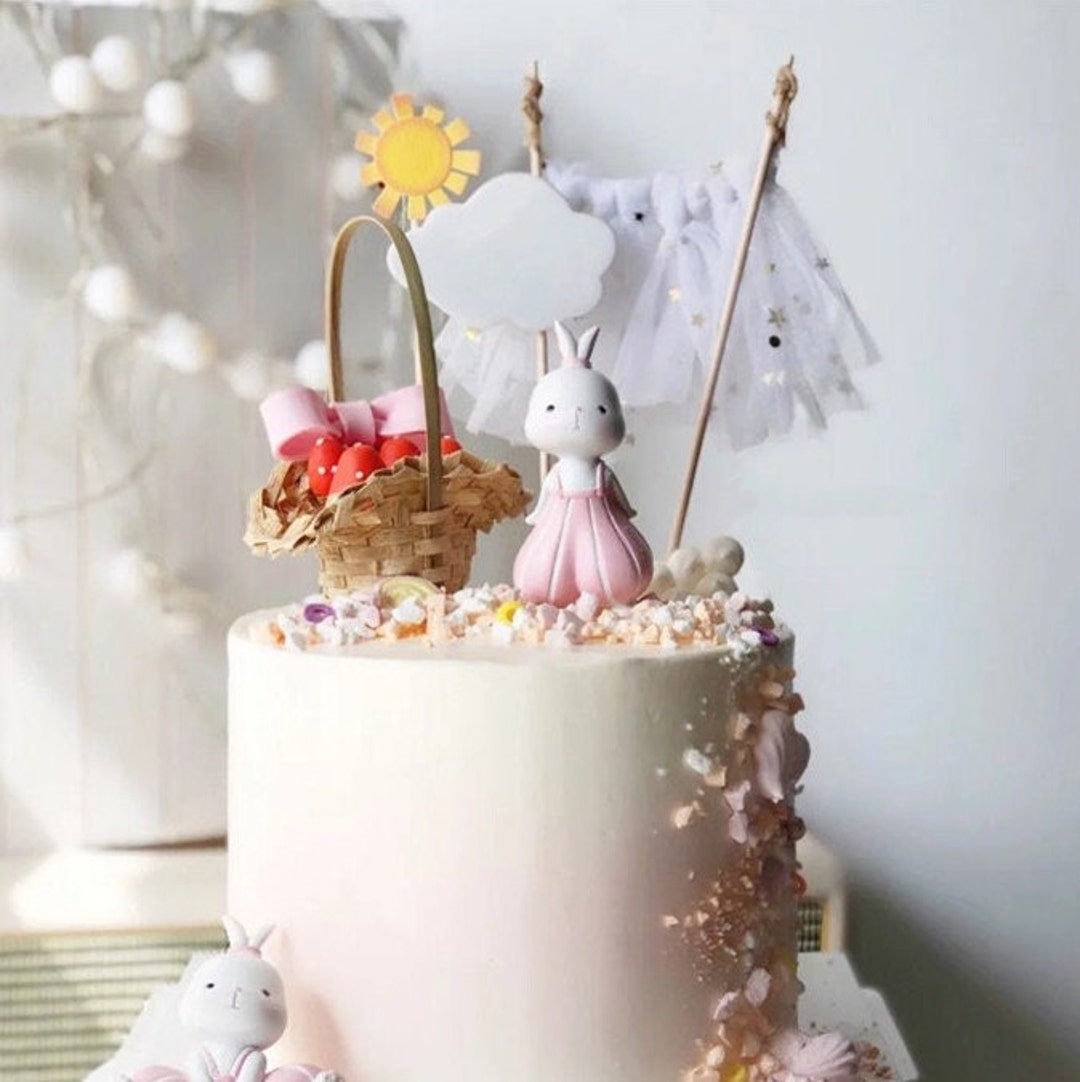 Cute Pink Fantasy Bunny Rabbit Lace Little Princess Farmyard Animal ...