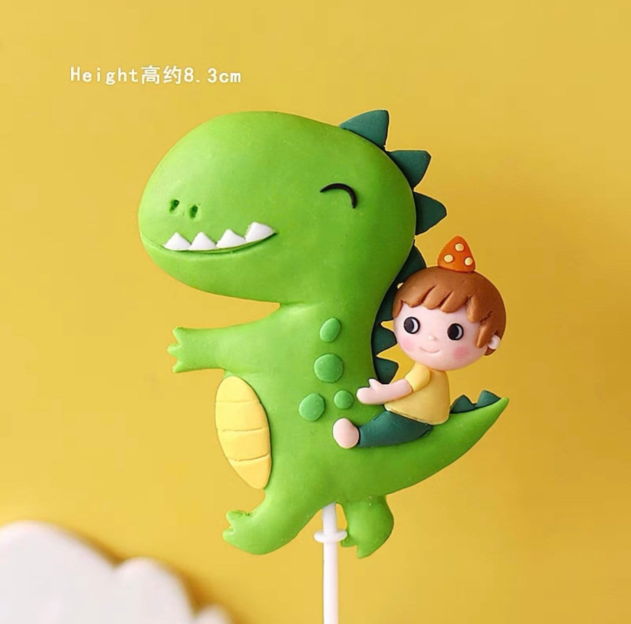 Cute Colorful Dinosaur Cartoon Cake Topper Decoration Set - Etsy