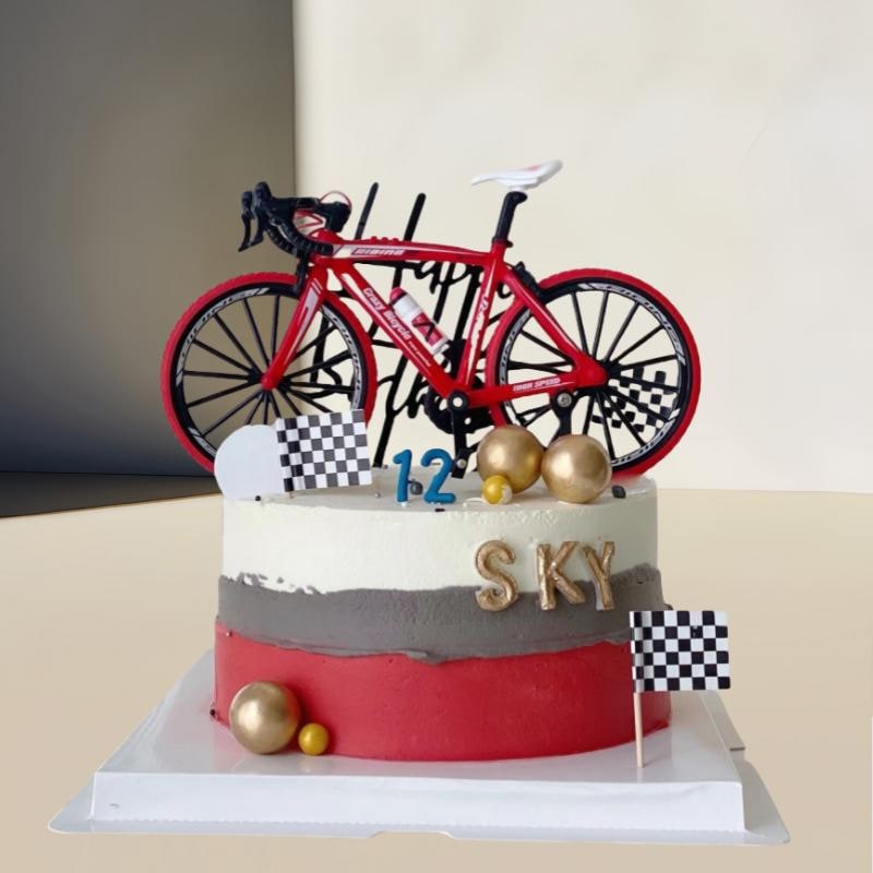 Bicycle Cake Topper - Etsy