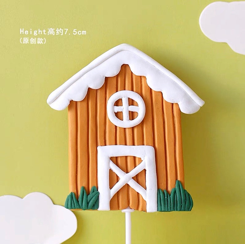 Cute Farm Animal Cow Pig Sheep Cartoon Cake Topper Decoration - Etsy