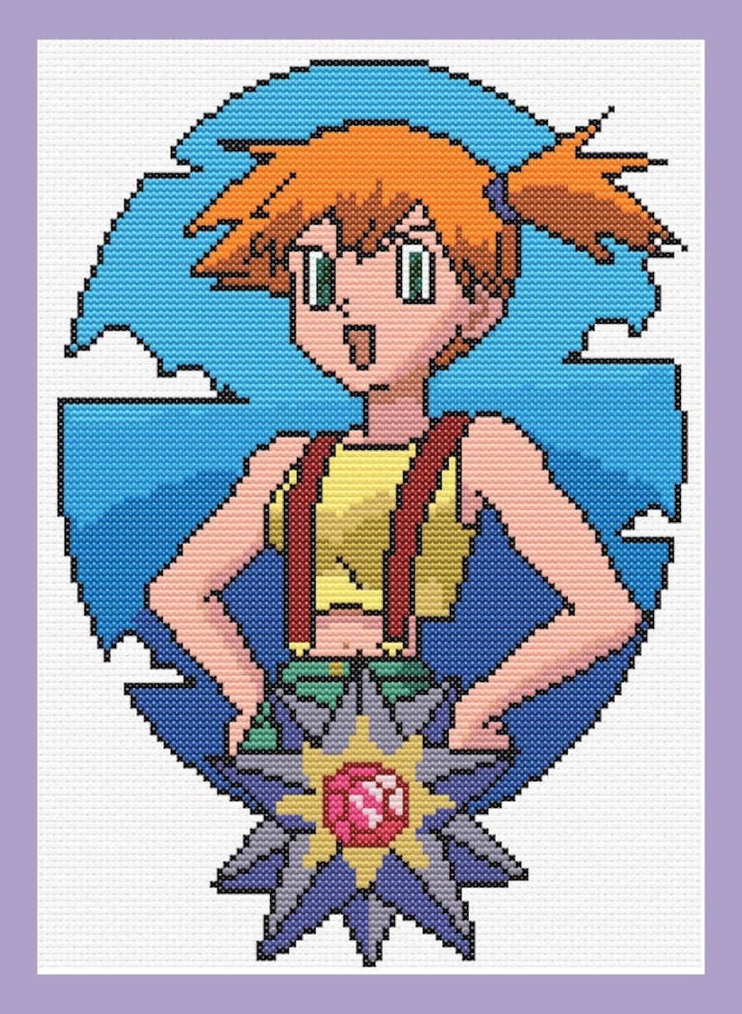 Misty. Pokemon Cross Stitch Pattern. PDF Pattern - Etsy
