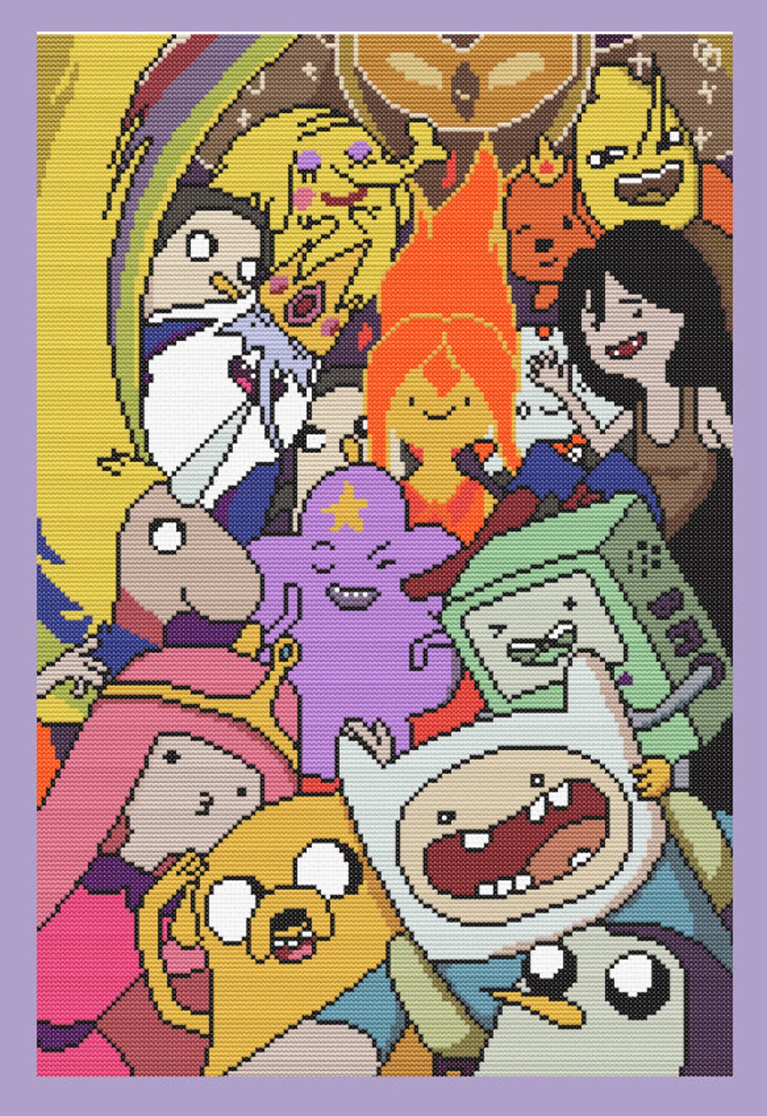 Adventure Time Cross Stitch Pattern. PDF Pattern - Etsy