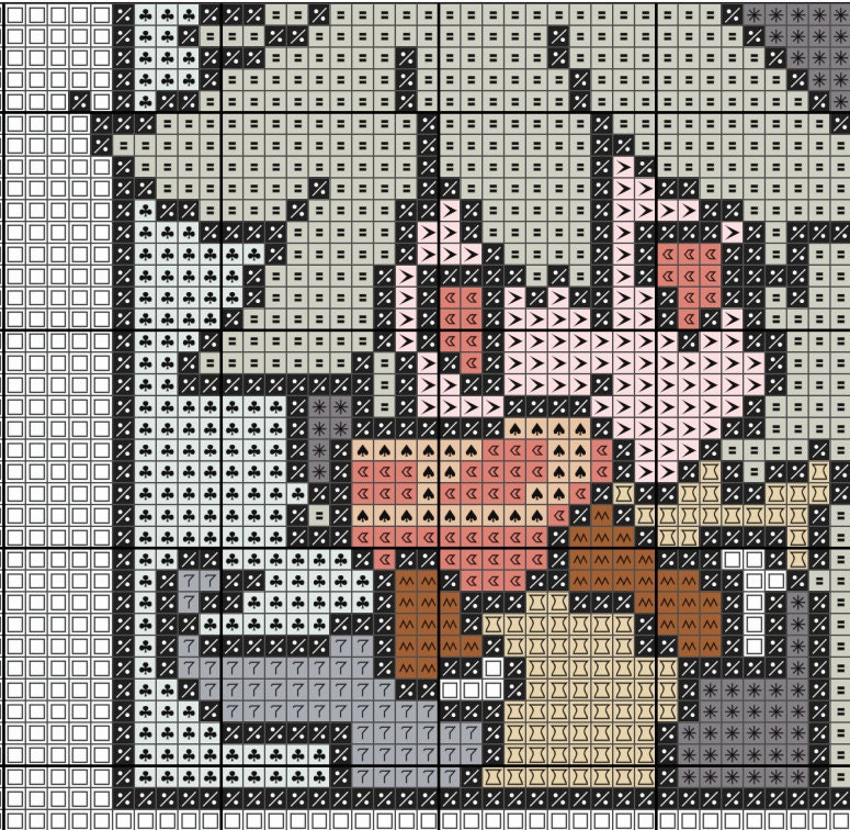 Genshin Impact Cross Stitch Pattern - Etsy