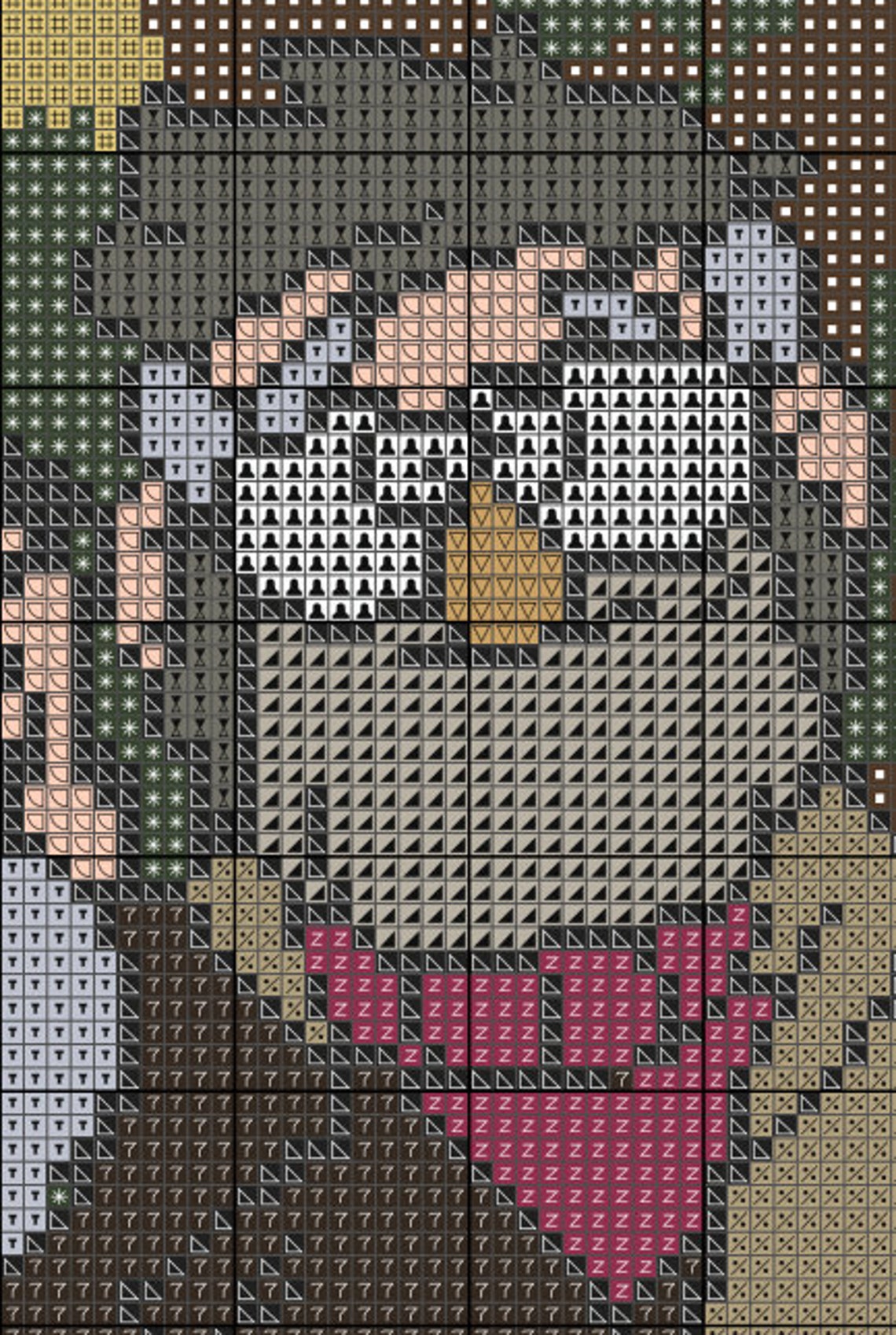 Gravity Falls Cross Stitch Pattern. PDF Pattern - Etsy