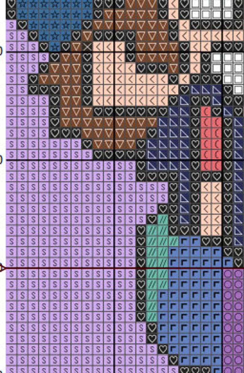 Dipper y Mabel. Patrón de punto de cruz de Gravity Falls. Patrón PDF ...