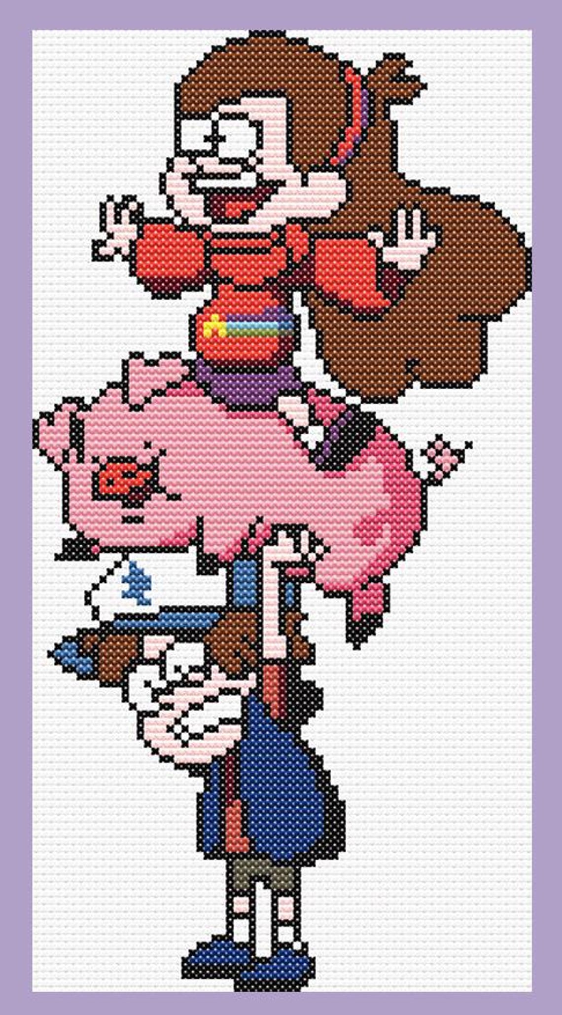 Gravity Falls Cross Stitch Pattern. PDF Pattern - Etsy