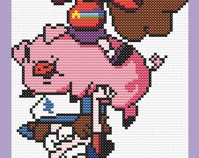 Dipper and Mabel. Gravity Falls Cross Stitch Pattern. PDF Pattern ...