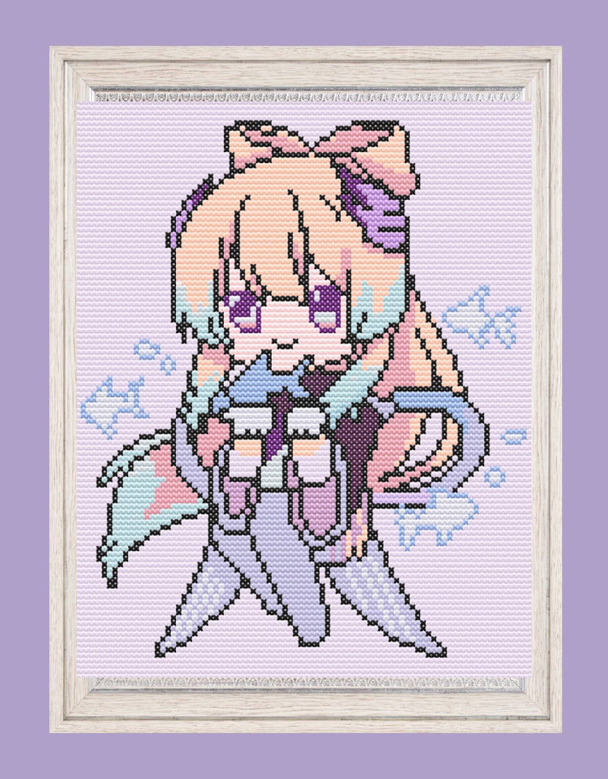 Genshin Impact. Sangonomiya Kokomi. Cross Stitch Pattern. PDF Pattern ...