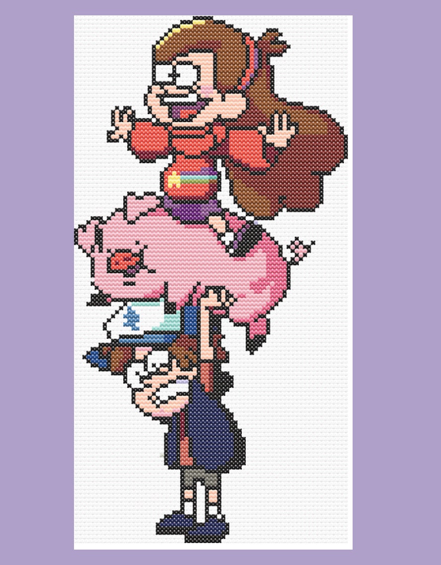 Gravity Falls Cross Stitch Pattern. PDF Pattern - Etsy