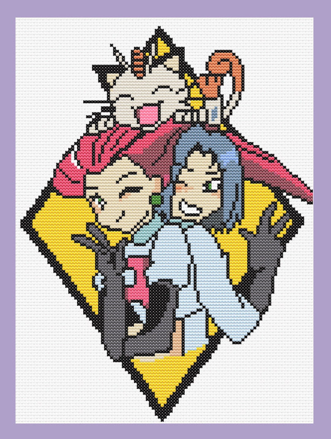 Team Rocket. Pokemon Cross Stitch Pattern. PDF Pattern - Etsy