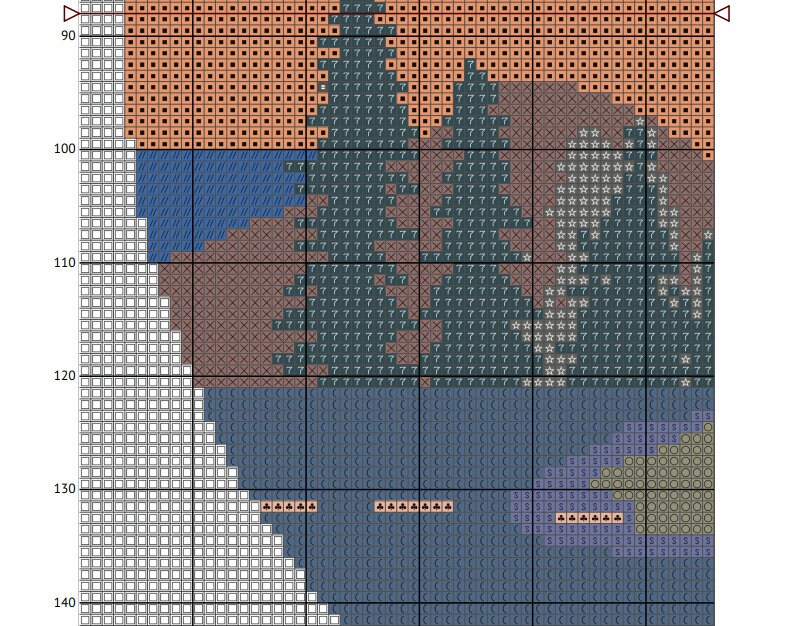 Sunset Cross Stitch Pattern. PDF Pattern - Etsy