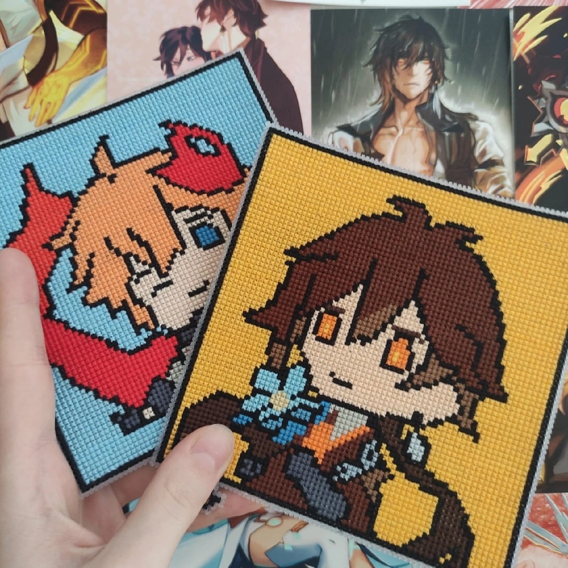 Genshin Impact Cross Stitch Pattern - Etsy