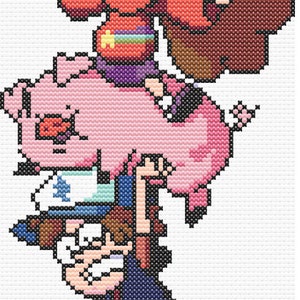 Gravity Falls Cross Stitch Pattern. PDF Pattern - Etsy