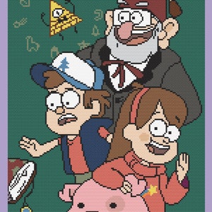 Gravity Falls Cross Stitch Pattern. PDF Pattern - Etsy